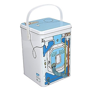 jerss Powdered Laundry Detergent Container Machine Storage Bucket Storage Box Modeling Packing Box Snacks Washing Powder Household Pottery Wheels Accessories
