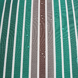 Pcinfuns Set of 2 Patio Indoor/Outdoor All Weather Decorative Throw Pillow Cover Cushion Case for Replacement 18" x 18" (Green and Grey)