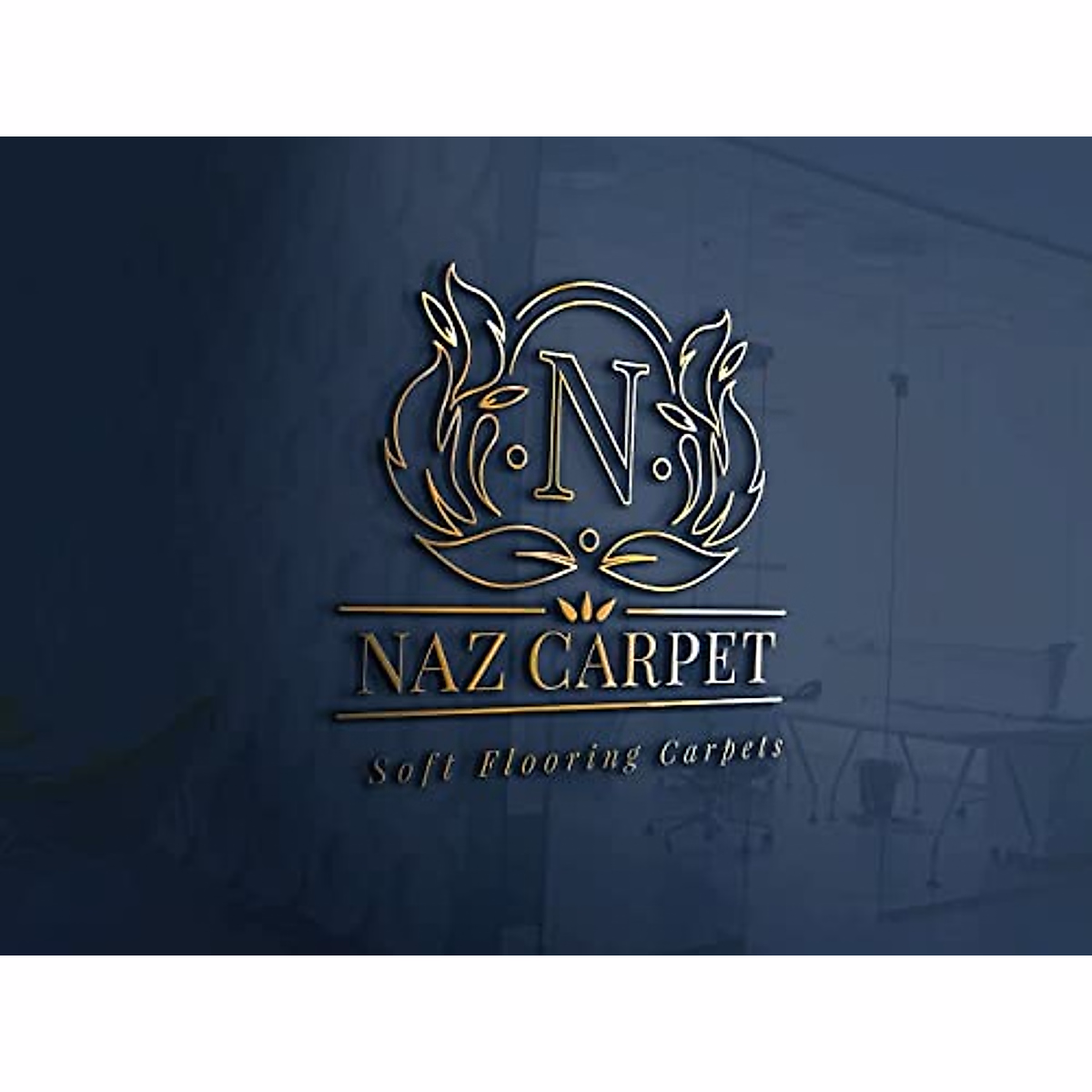 Naz Carpet Handmade Traditional Woolen Persian Rugs for liviing Room,Bedroom and Hall (Color D.Blue 6x9 Feet)