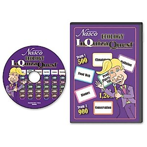 Nasco SB49986 InQuizaQuest Interactive Game Show Style CD-ROM, Ecology