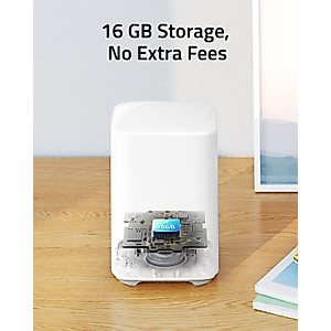 eufy Security HomeBase S280 for Security Camera, Indoor and Outdoor, Apple HomeKit Compatible, No Monthly Fee, 16GB Local Storage, Compatible with eufy Security Products, Advanced Encryption