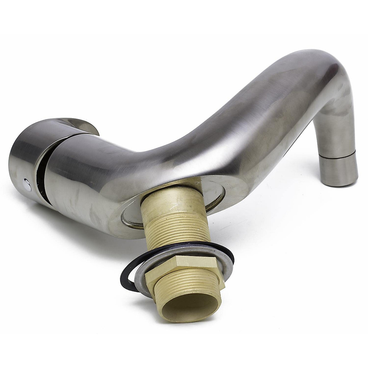 ALFI brand AB1572 Wave Single Lever Bathroom Faucet, Brushed Nickel