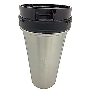 Genuine Ninja 24oz Stainless Steel Double-Wall Thermo Insulated Cup for Auto-IQ Blender, 2-Pack, Cup Only No Lid