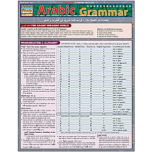 Arabic Grammar QuickStudy Laminated Reference Guide (QuickStudy Academic)