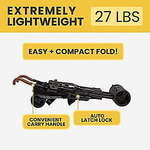 Jeep PowerGlyde Plus Side x Side Double Stroller by Delta Children, Black