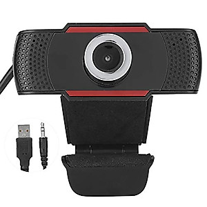 GOWENIC Archuu Computer Webcam,Mini 720P 1MP HD USB Web Manual Focusing Camera High Pixels with Microphone,Online TeachingVideo ConferencePhoto RecordingGaming
