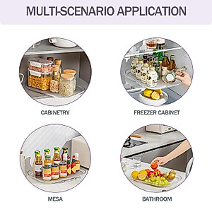 Square Lazy Susan for Refrigerator Enhance Fridge Organization with Our Square Lazy Susan. Square Design Discover The Convenience of Our Refrigerator Lazy Susan. (2, 26 * 35cm)