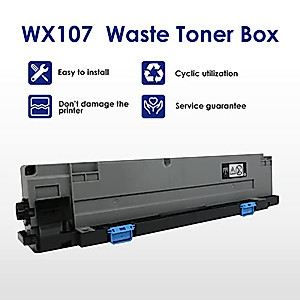 WX-107 Compatible Waste Toner Box Replacement for WX107 Waste Toner Container for Konica Minolta Bizhub C250i C300i C360i C450i C550i C650i C750i Printers (1 Pack)