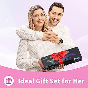 Himimi One-Step Hair Dryer and Hot Air Brush, Professional 4 in 1 Styler Volumizer, Negative Ion Anti-Frizz Blowout for Drying, Straightening, Curling, Salon