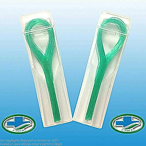 Oral Dental Floss Threader for Crown Brace Bridge Implant 140 pcs / 4 Packs