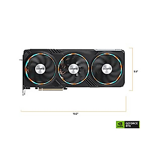GIGABYTE GeForce RTX 4070 Ti Gaming OC 12G Graphics Card, 3X WINDFORCE Fans, 12GB 192-bit GDDR6X, GV-N407TGAMING OC-12GD Video Card