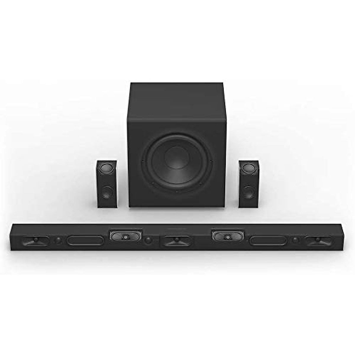 VIZIO 5.1.4 Premium Sound Bar with Dolby Atmos, DTS Virtual:X, Wireless Subwoofer, Rear Surround Speakers, Bluetooth, Voice Assistant Compatible, Includes Remote Control - SB46514-F6
