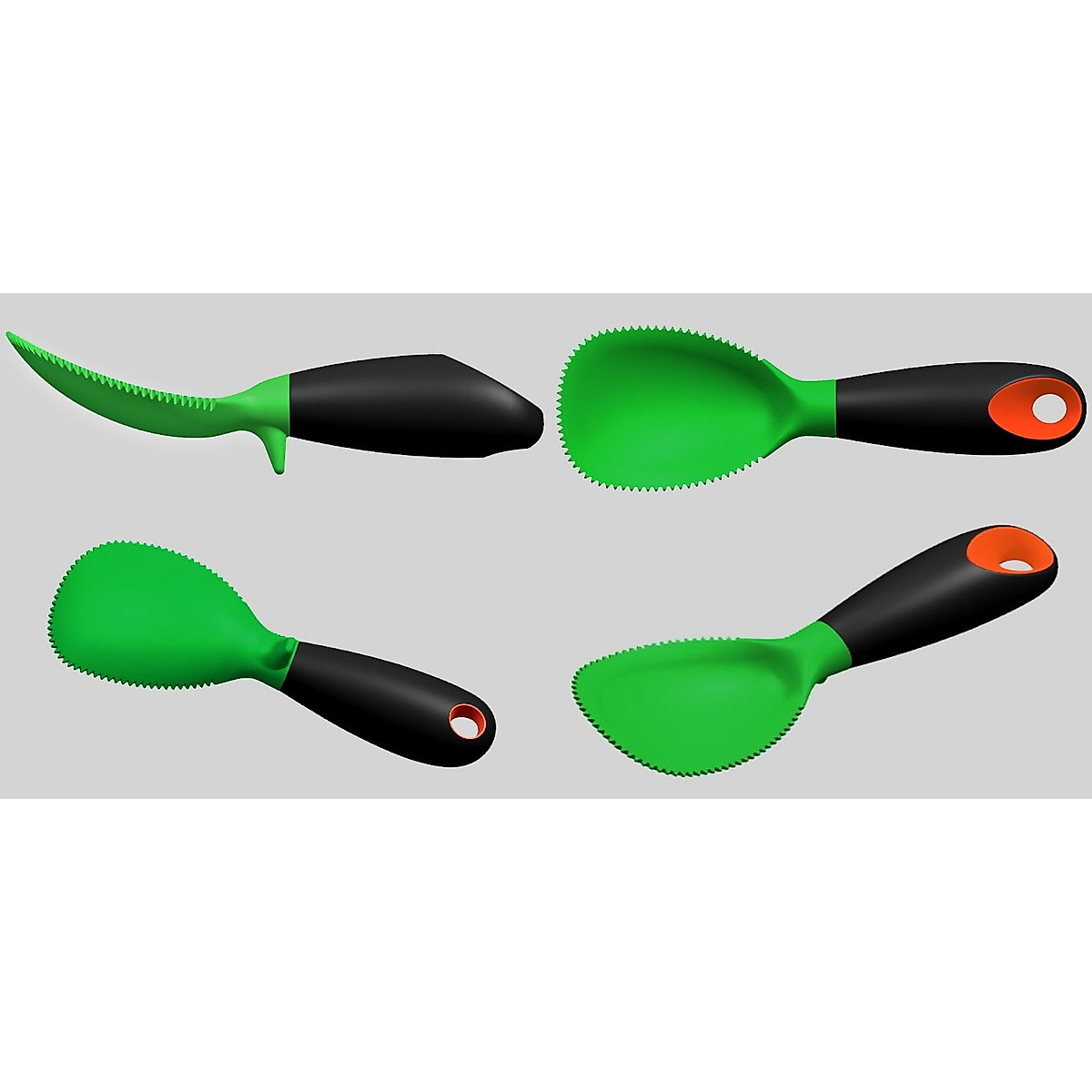 360 Pumpkin Products Ultimate Pumpkin Carving Ergonomic Scooper/Scraper and Detail scraper/clean up tool set. (1 Set of 2 tools)