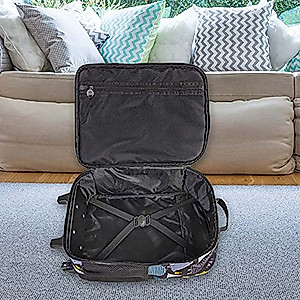 AGSDON Kids Luggage for Boys, Cute Dinosaur Rolling Wheels Suitcase for Children Toddler