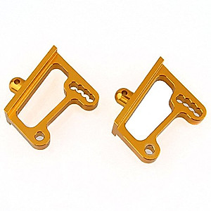 Toyoutdoorparts RC 106045(06020) Gold Aluminum Wing Adjustable Mount for HSP 1/10 Off-Road Buggy