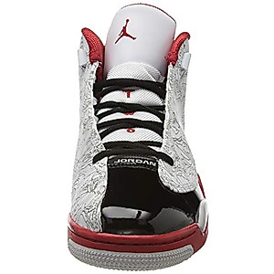 Nike Men's AIR Dub Zero Shoe, White Black Varsity Red Neutral Grey, 11