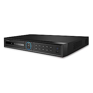Amcrest 4K NV4208E-AI 8-Channel AI NVR (8-Port PoE) Smart NVR, Facial Recognition, Facial Detection & Vehicle Detection - Supports 8 x 4K IP Cameras, Supports up to 2 x 8TB Hard Drives (Not Included)