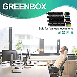 GREENBOX Remanufactured GPR51 High Yield Toner Cartridge Replacement for GPR-51 GPR51 8516B003AA 8517B003AA 8518B003AA 8519B003AA for ImageRunner Advance C250 C250if C350 C350if Printer (4Pack)
