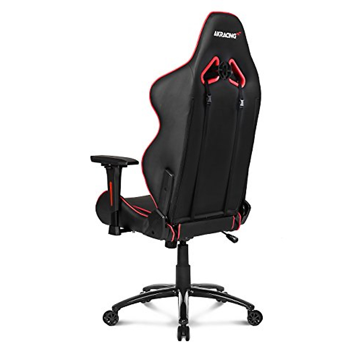 AKRacing Core Series LX Plus Gaming Chair - PU Leather with Steel Frame, Ergonomic, High Backrest, Recliner, Swivel, Tilt, Rocker & Seat Height Adjustment Mechanisms, 5/10 Warranty, Red