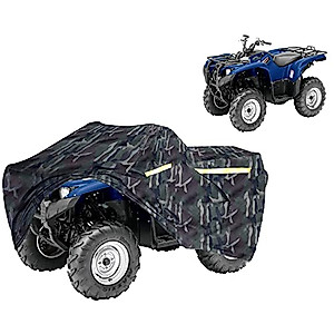 Badass Moto Camo Heavy-Duty, Triple-Waterproof 4 Wheeler Cover – ATV Cover Four Wheeler. Durable Camouflage Quad Cover. ATV Gifts. EZ Access Zipper, Vents. Medium 85"