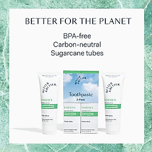 Better & Better Fortify Toothpaste - Fluoride & SLS Free Hydroxyapatite Toothpaste 1 CT | Remineralizing Toothpaste for Sensitivity w/Organic Mints | Vegan & Whitening Sensitive Toothpaste