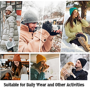 Zando Beanies Womens Beanie Hats for Women Men Fashion Unisex Warm Winter Hats for Women Knit Womens Beanies for Winter Beanies for Men Knit Beanie Hat White Beanie for Women One Size