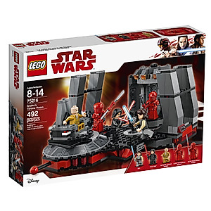 LEGO Star Wars 75216 Snoke's Throne Room Building Kit (492 Pieces)