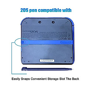 2DS Charger Kit, AC Power Adapter Charger and Stylus Pen for Nintendo 2DS, Wall Travel Charger Power Cord Charging Cable (100-240 v)