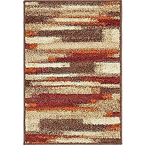 Unique Loom Autumn Collection Area Rug - Wheat (2' x 3' 1" Rectangle, Multi/ Beige)