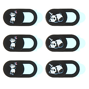 OSALADI 6pcs Camera Privacy Cover Ultra Thin Laptop Camera Cover case for Tablet Animal Webcam Cover Camera Cover Slide Webcam Lens Cover Web Cam Privacy Cover Computer Slider Flat