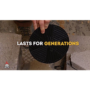 Cast Iron Grill Disc Pan Insert - 7.5 Inch