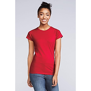 Gildan Ladies Soft Style Short Sleeve T-Shirt (S) (White)