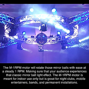 American DJ heavy duty mirror ball motor for up to 12 inch mirror ball