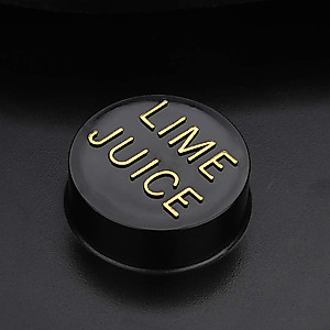 Acrylic 3 Tier Salt Rimmer, 3 Tier Sugar Salt Rim Lime Tray Bar Rimmer for Margarita and Cocktail Practical Bartender Tool (Black)