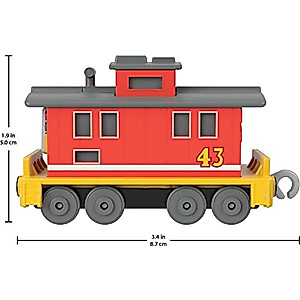 Thomas & Friends Toy Train, Brake Car Bruno Diecast Metal Push-Along Vehicle for Preschool Pretend Play Ages 3Y+