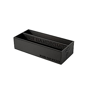 Mat's Beard Bar® & Holder Set - 1 Original sized Beard Bar and 1 Beard Bar® Holder - Clean Up Beard Trimmings from Sinks and Countertops After Shaving - Best Gifts For Men - Made in USA