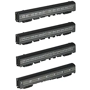 Kato USA Model Train Products N Scale New York Central 20th Century Limited 4-Car Add-on Set (106-7130)