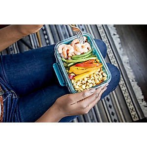 Ello DuraGlass Food Storage Containers, Antigua, 3.4 cup