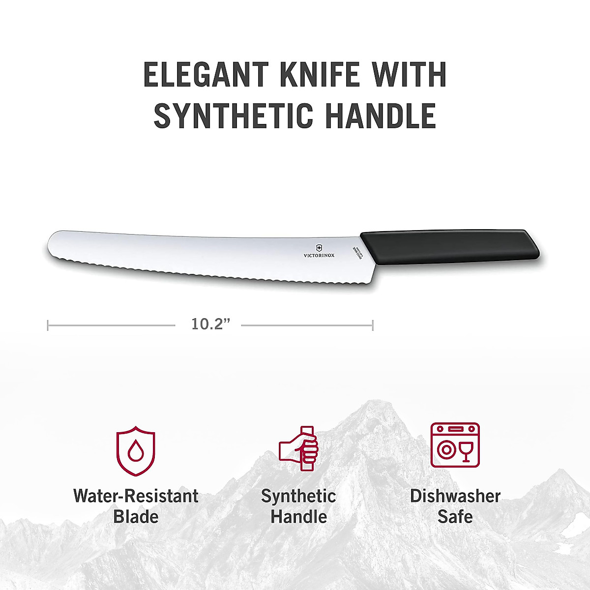 Victorinox Swiss Modern Serrated Bread & Pastry Knife 10.2 in