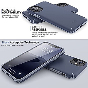 TEAM LUXURY Designed for iPhone 11 Case, [Ultra Impact Resist] [Anti-Scratch] Shockproof Protective Case for iPhone 11 Phone Case Cover (6.1”), (Navy Blazer Blue)