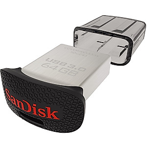 SanDisk Ultra Fit CZ43 64GB USB 3.0 Low-Profile Flash Drive Up To 150MB/s Read- SDCZ43-064G-G46 [Older Version]