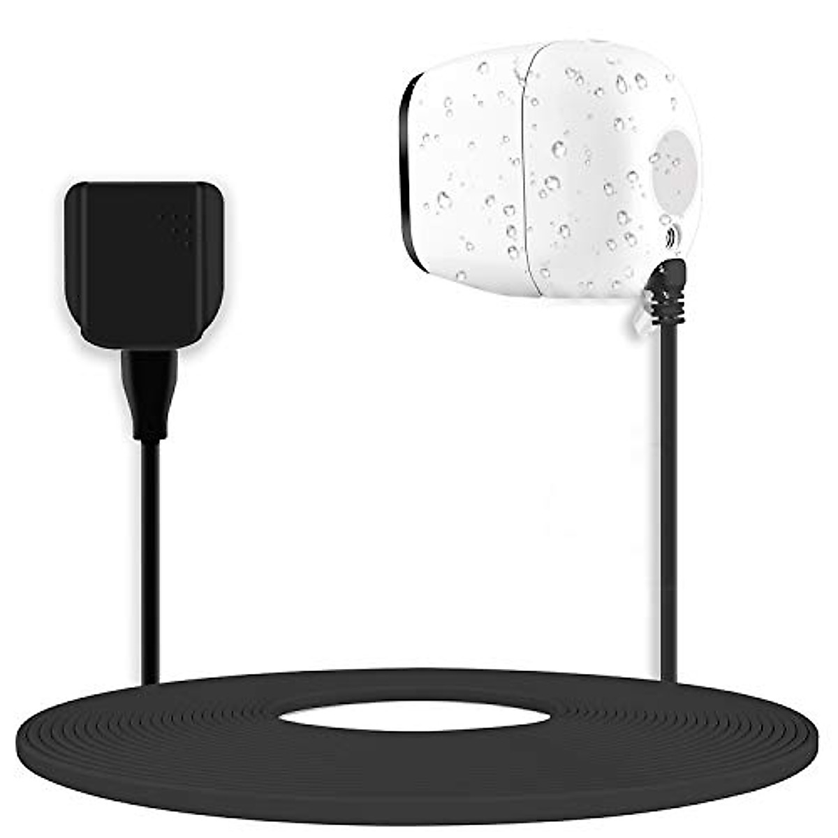 JESSY 10 Feet Weatherproof Outdoor Power Cable for Arlo Pro and Arlo Pro 2 with Quick Charge 3.0 Power Adapter Compatible with Arlo Pro,Arlo Pro 2,Arlo Go and Arlo Security Light (Charger and Cord)