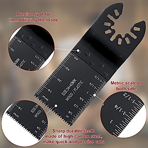 162𝑷𝑪𝑺 Oscillating Saw Blades Accessories - Multi Tool Blades and Sanding Kits - Precise Cuts on Wood, Metal, Plastics - Quick Release Compatible with Dewalt,Milwaukee Makita, Ryobi, Rockwell