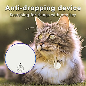 Portable Mini Tracker Bluetooth 5.0 Smart Anti-Lost Real Time Tracking Locator Item Finder Device for Keys Wallets Cell Phone Luggages Bags Kids Pets