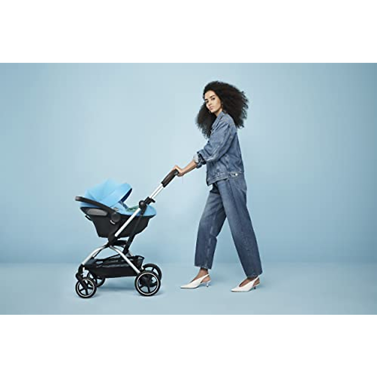 CYBEX Eezy S Twist +2 V2 Baby Stroller with 360° Rotating Seat for Infants 6 Months and Up - Compatible with CYBEX Car Seats