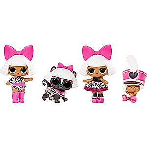 L.O.L. Surprise! OMG Diva Family with 45 Surprises Including (1) Pink Fashion Doll with (4) Collectible Dolls and Accessories Toy Playset