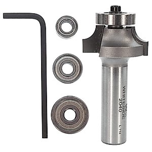 Whiteside Router Bits 2040B Multi-Beading Set 1/4-Inch Radius, 1-1/4-Inch Large Diameter and 1/2-Inch Cutting Length