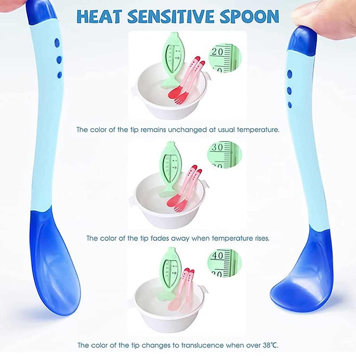 RyanLemon Baby Feeding Set, Silicone Baby Led Weaning Set, Suction Plate and Bowl, Pocket Bib, Spoon Fork, Toddler Flatware Set for Babies 6 Months+, Purple