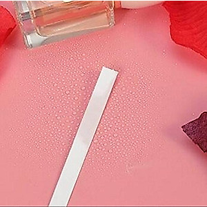 1Pack 100PCS White 6"x 0.28" /15cm x 0.7cm Disposable Smell Paper Try Incense Paper Perfume Test Strips For Essential Oil Fragrance Smelling