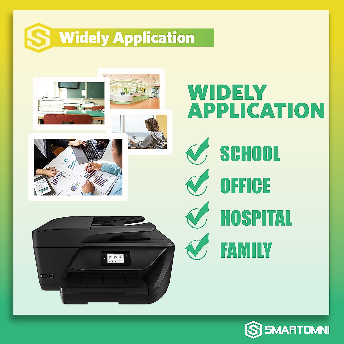 S SMARTOMNI 【Latest Firmware Version】 Compatible 902 XL Ink Cartridge Replacement for HP 902 902XL Ink Cartridge for use in HP OfficeJet 6950 6951 6954 6956 6958 Pro 6978 6968 6954 6960 6962 6975